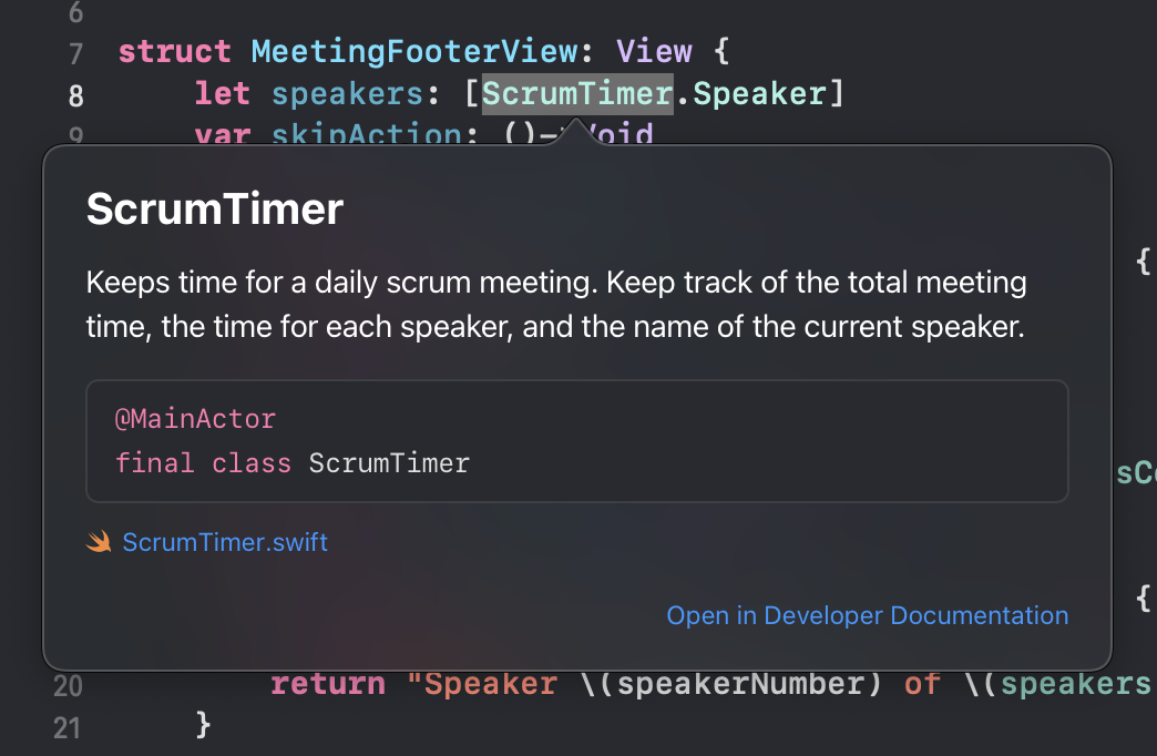 앱 Scrumdinger 튜토리얼을 따라가며 정리 · Jung Mirae